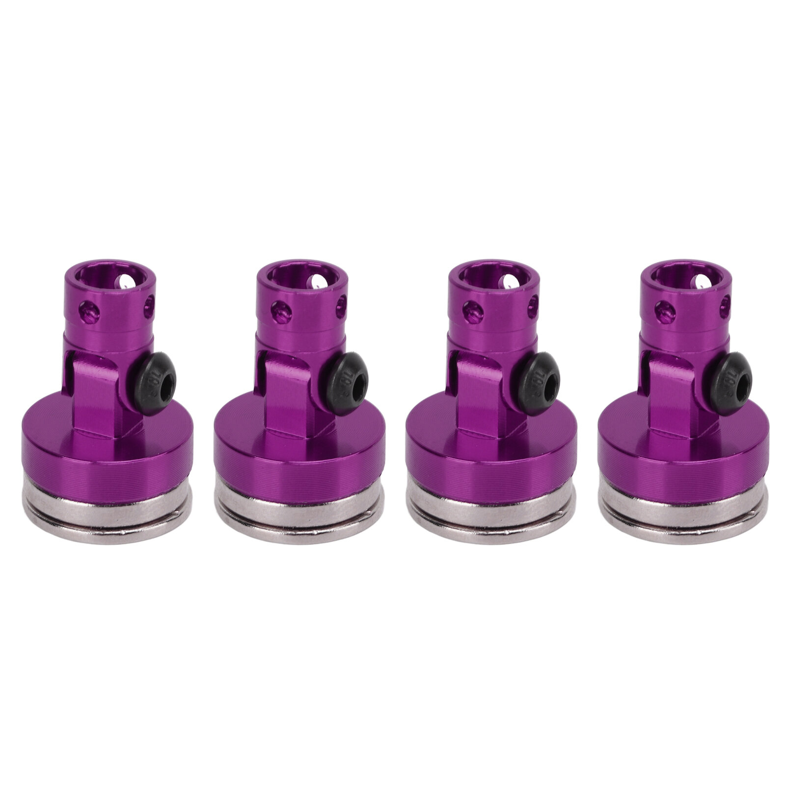 4Pcs RC Magnetic Body Post Invisible Shell Mount for 1/8 1/10 Remote Control VehiclePurple