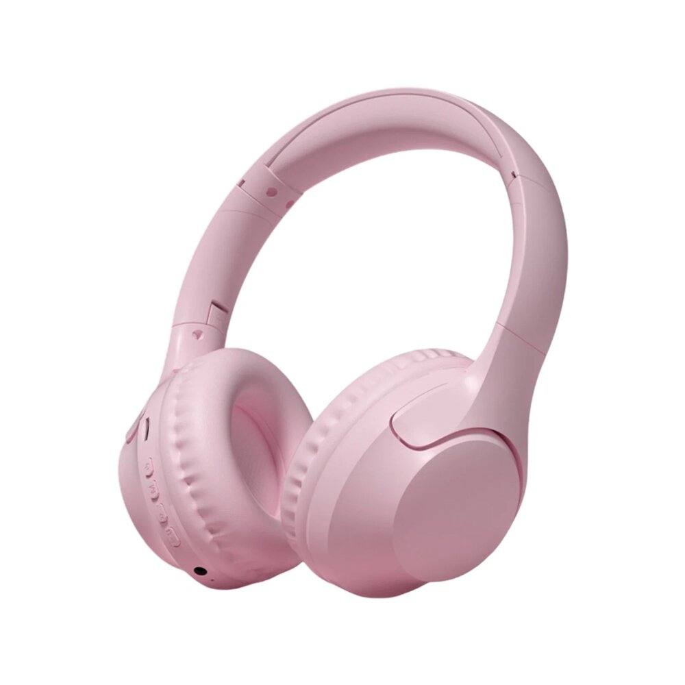 Headset 5.4 наушники на голову, сабвуфер, игровая музыка складные, долгая автономность гарнитура, стиль киберспорта, розовый, 1x Наушник, 1x Кабель для зарядки