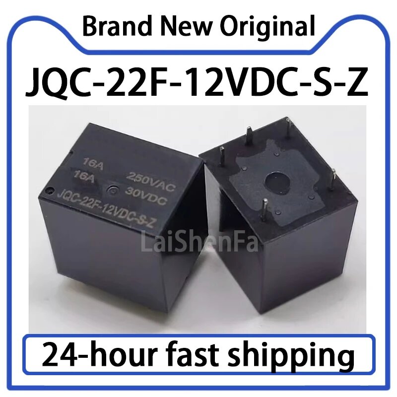 5 шт. реле JQC-22F-12VDC-S-Z 16А