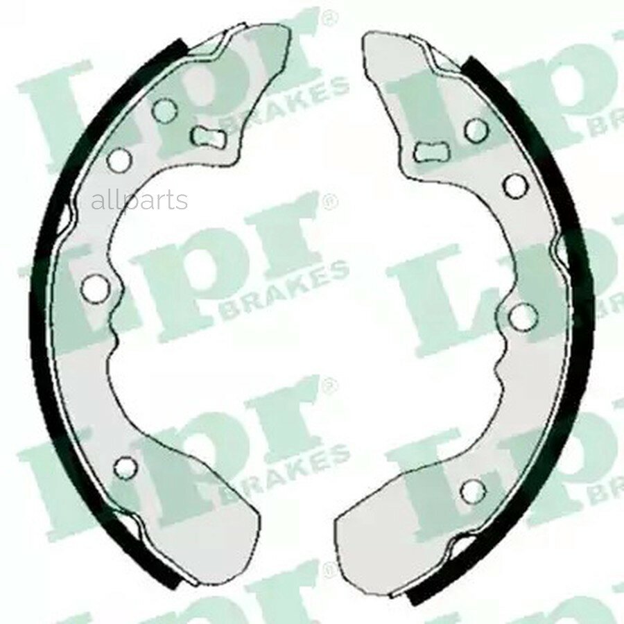 LPR 05320 Колодки торм. бар. MAZDA 323 1.1-1.7D 80-91