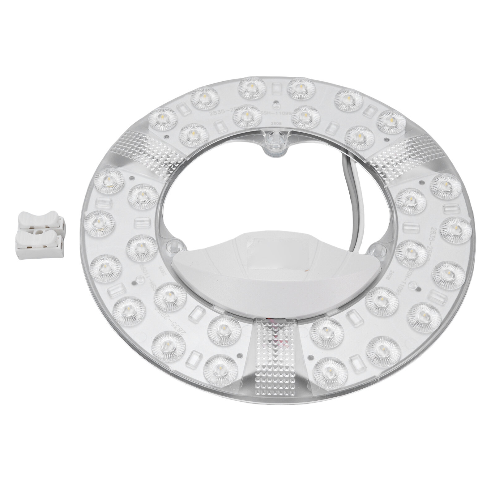 Потолочный вентилятор Светодиодный светильник Энергосберегающий белый цвет Потолочный светильник Комплект для модернизации Круглый светильник Сменная панель ПК Плата 30 Вт 170 мм/6,7 дюйма