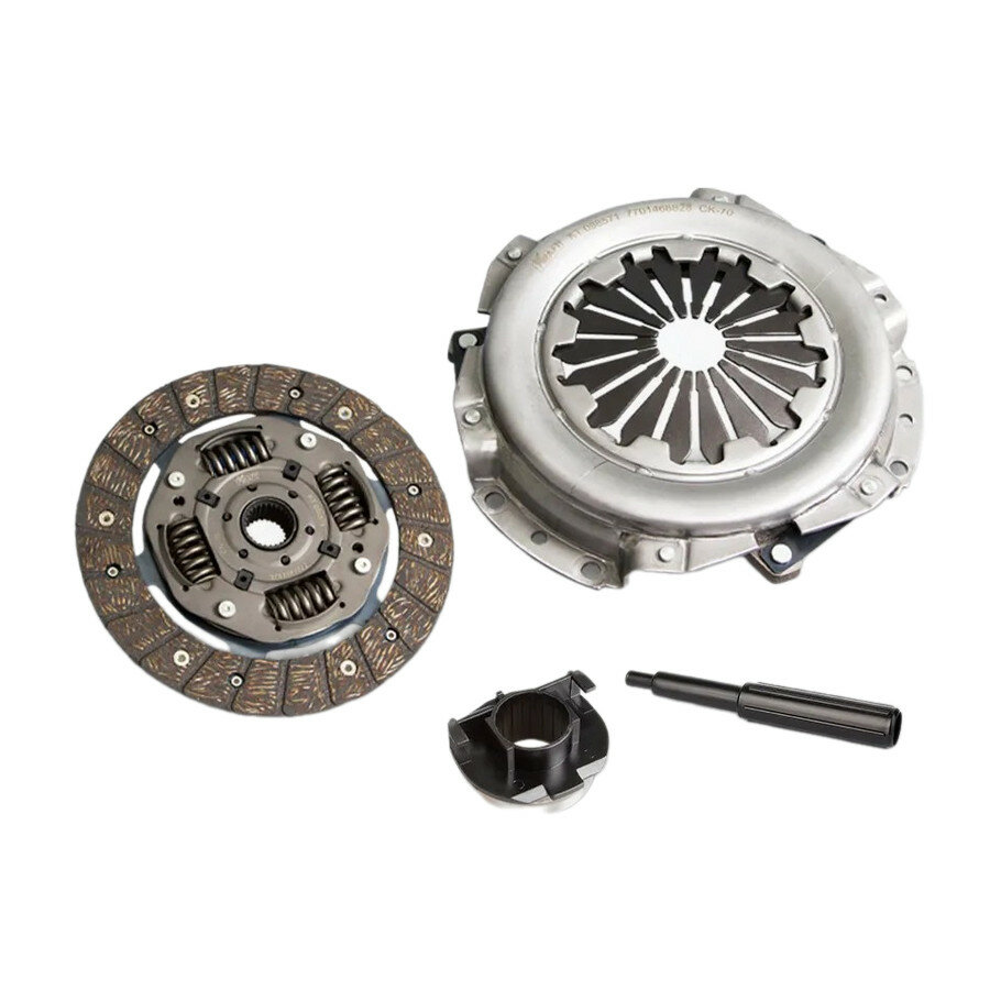 Комплект сцепления в сборе для Renault Logan, Clio, Kangoo (Рено Логан, Клио, Кангу) с ДВС 1.4L 8V (KRAFT)