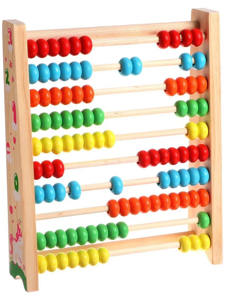 Счеты детские деревянные