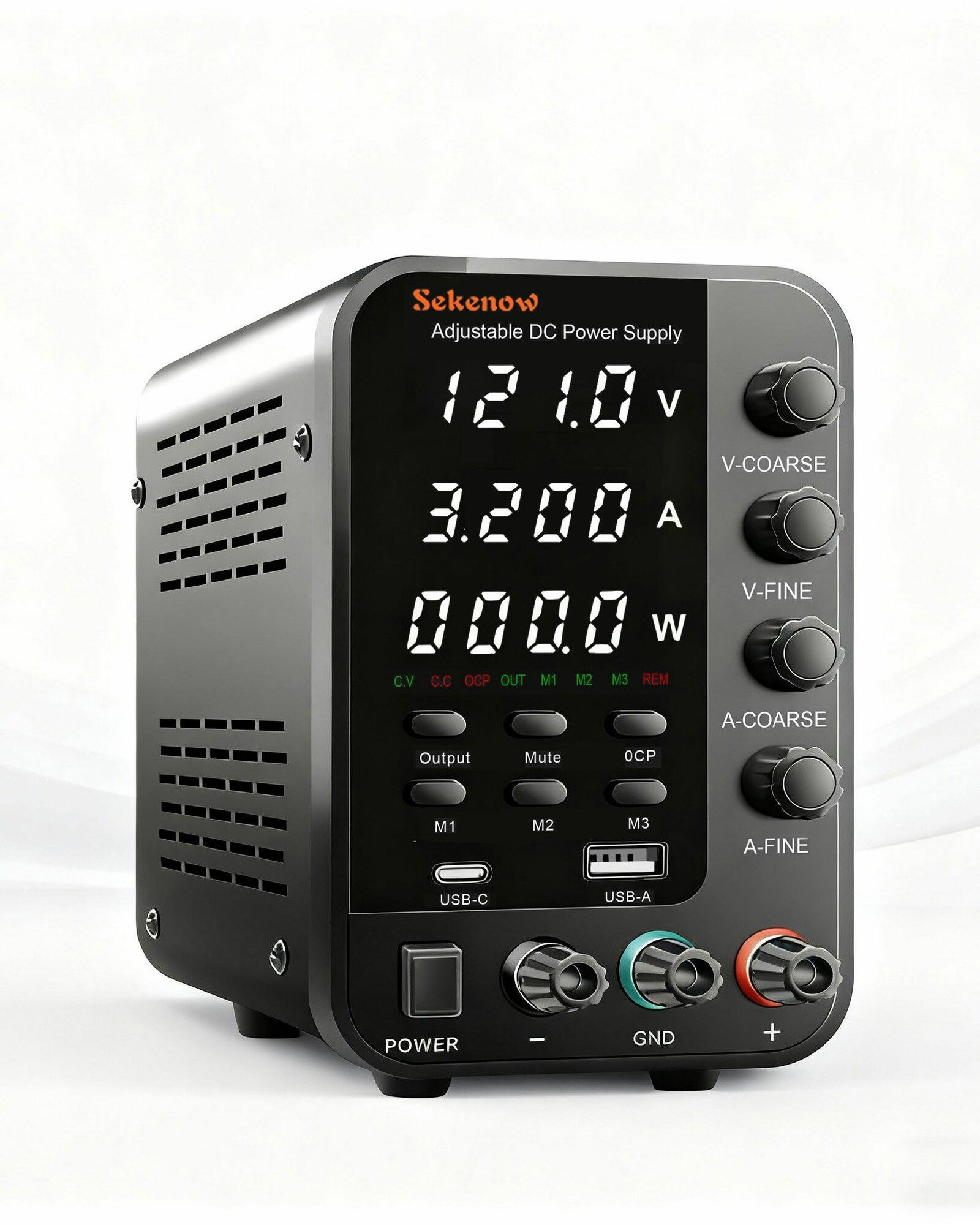 Эксклюзивный настольный стабилизатор напряжения, регулируемый источник постоянного тока 360Вт 3А модель 120B для лаборатории