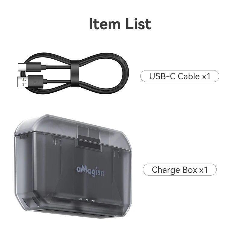 Аккумулятор и зарядное устройство для GoPro Hero13/12/11/10 CQT