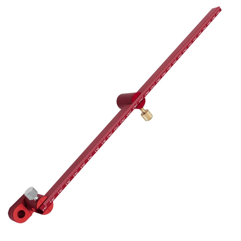 Регулируемый Деревообрабатывающий Чертилка Scriber 315 мм Алюминиевая Линейка Для Рисования Кругов Простой В Эксплуатации Инструмент для Точного Черчения