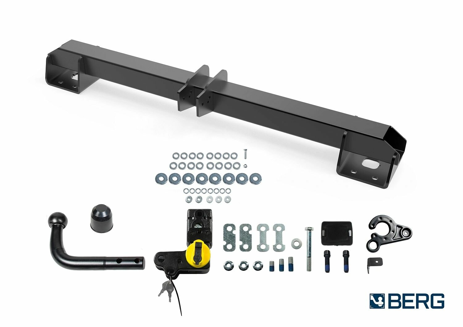 Фаркоп для Volkswagen Touareg (2002-2018); Audi Q7 (2007-2015); Porsche Cayenne (2010-2014) (быстросъемный крюк) "BERG" F5813003
