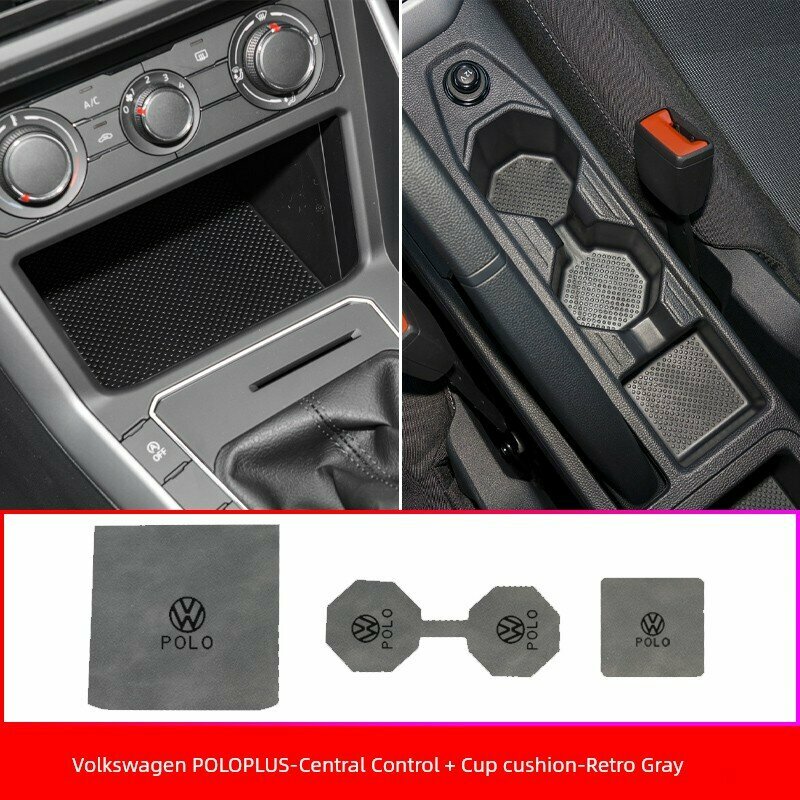 23 модели аксессуаров для внутренней отделки Volkswagen POLOPLUS, модификация интерьера POLO, коврик для центральной