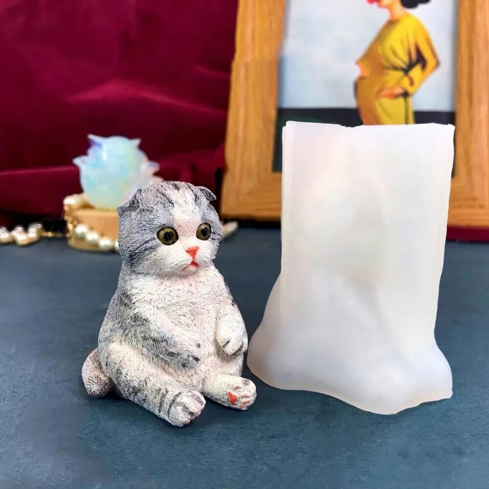 Форма для свечей "Кошка" — фото 1