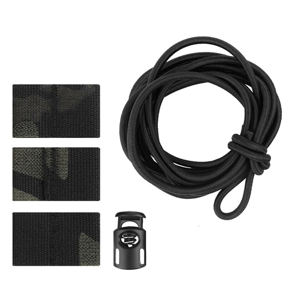 Эластичные стропы-фиксаторы для тактического снаряжения, Черный CP