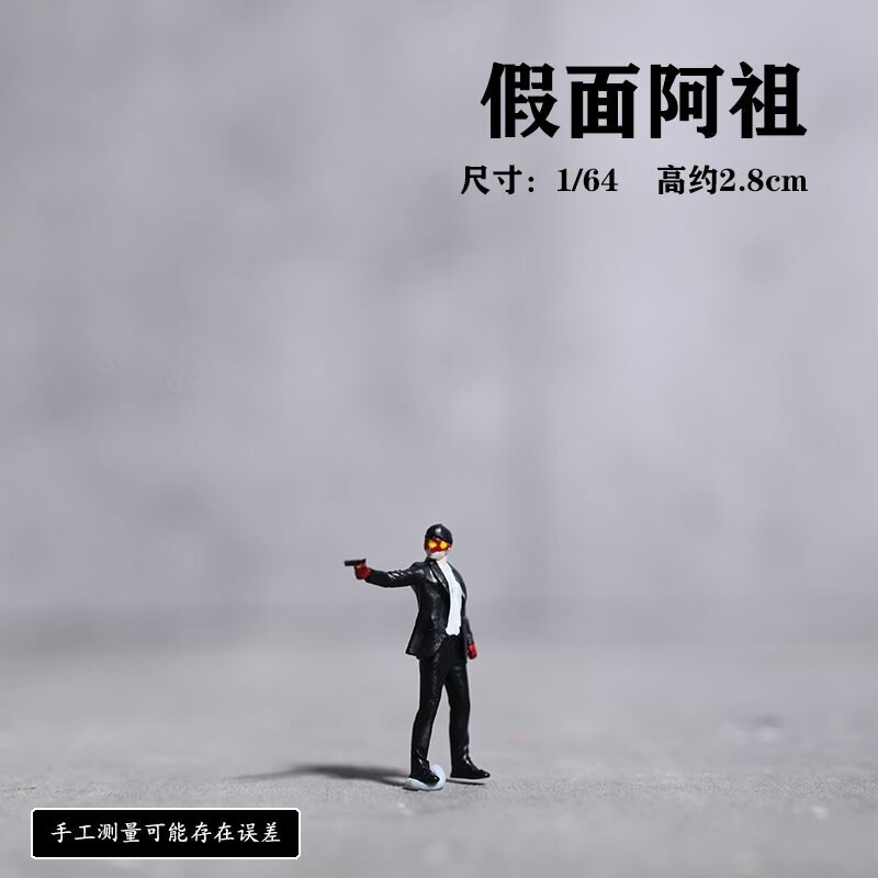 Миниатюрная фигурка 1:64, полицейская женщина, офицер полиции, грабитель, мотоциклетный механик, миниатюрная кукла, украшение для песочного стола