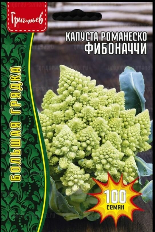 Капуста цветная Фибоначчи (100семян)