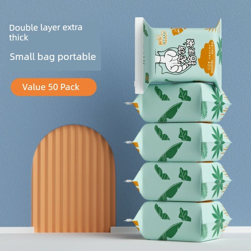 Портативные одноразовые пакеты для собачьих экскрементов для переноски при прогулках, совок для уборки за собаками,