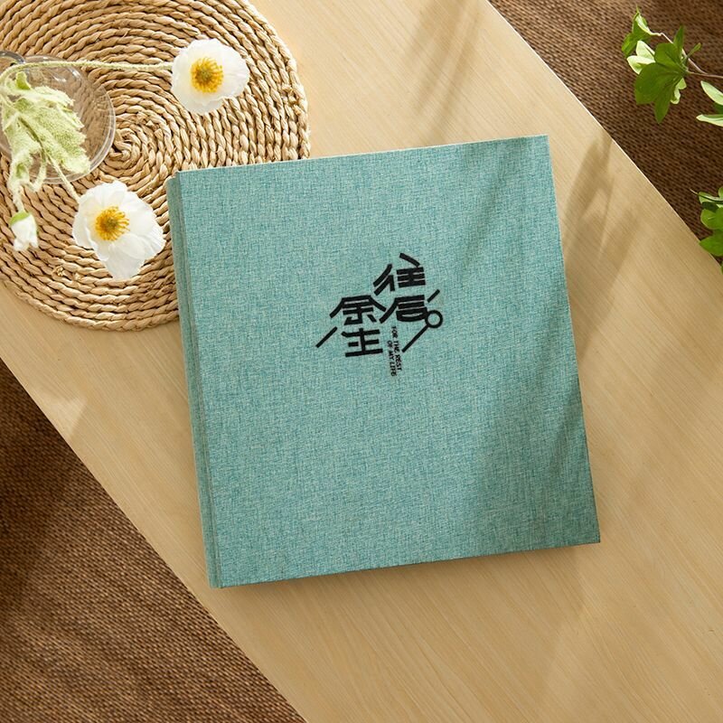 Фотоальбом из хлопка и льна с вставками, 1000 страниц, большой объем для семейной коллекции фотографий, памятный альбом, ламинированный, 5inch 6inch страниц