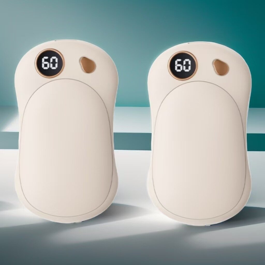 2025 Новый Магнитный Грелка для Рук USB Перезаряжаемая Раздельная Самонагревающаяся Мини Грелка для Рук на Зиму