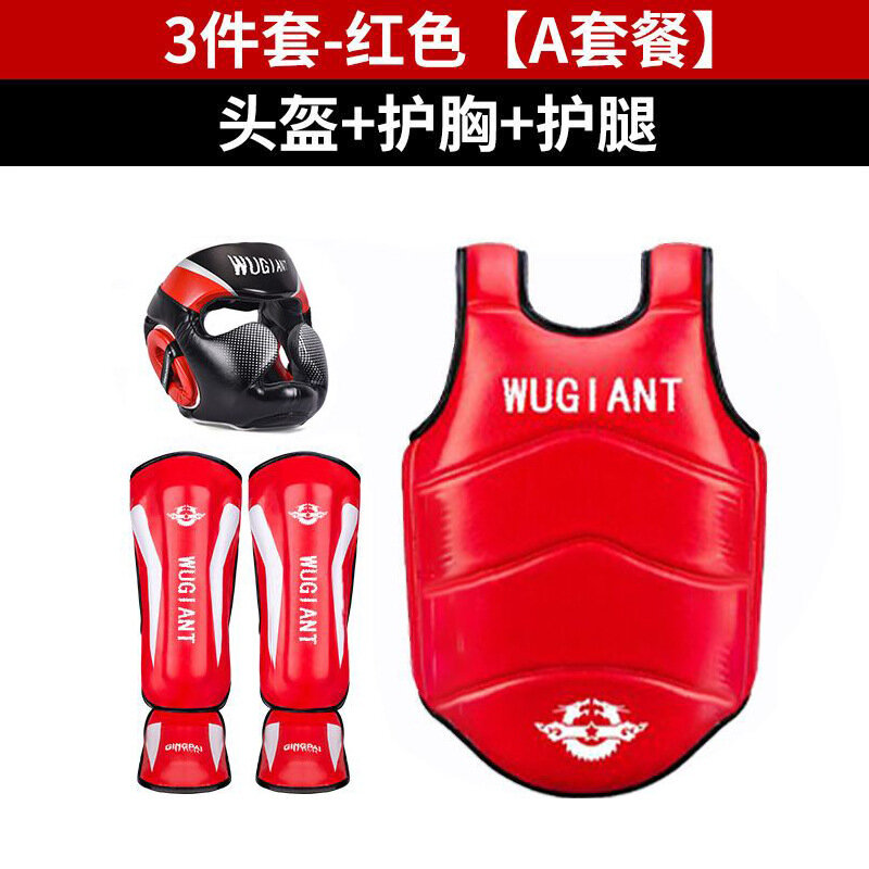 Набор защитного снаряжения для спарринга для детей, подростков и взрослых, защита для муай-тай, защита головы, защита груди, полный набор для бокса, защитное снаряжение для боя