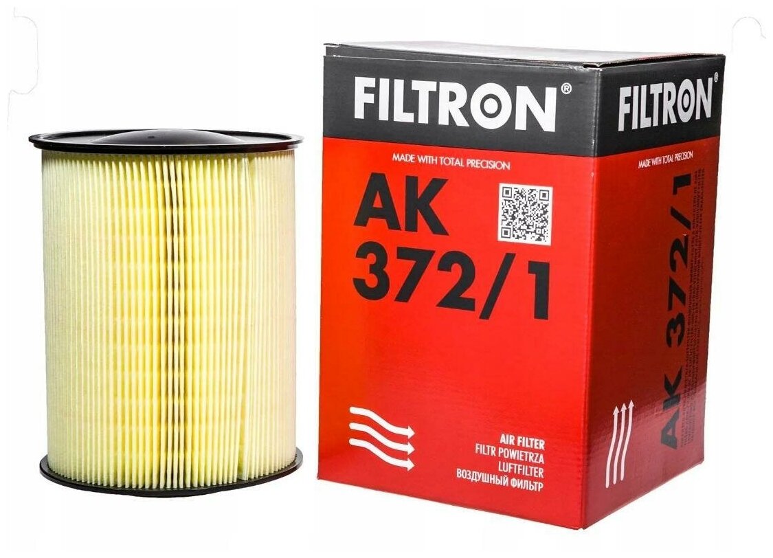 Фильтр воздушный Filtron AK 372/1 для FORD C-MAX, FOCUS, FOCUS C-MAX, GRAND C-MAX, KUGA, TOURNEO CONNECT, TRANSIT CONNECT / MAZDA 3, 5 / VOLVO C30, C70, S40, V40, V50