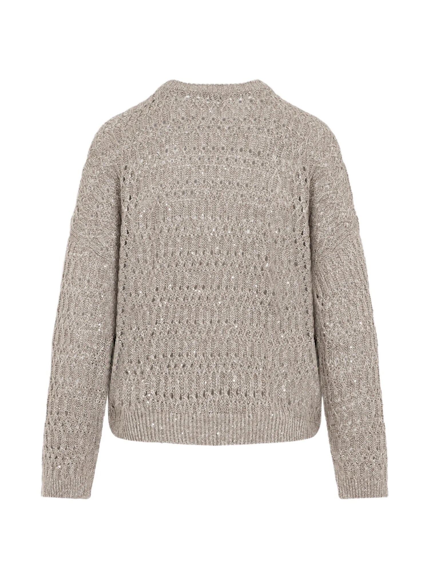 Свитер BRUNELLO CUCINELLI Open knit sweater, размер XL, , разноцветный — фото 1