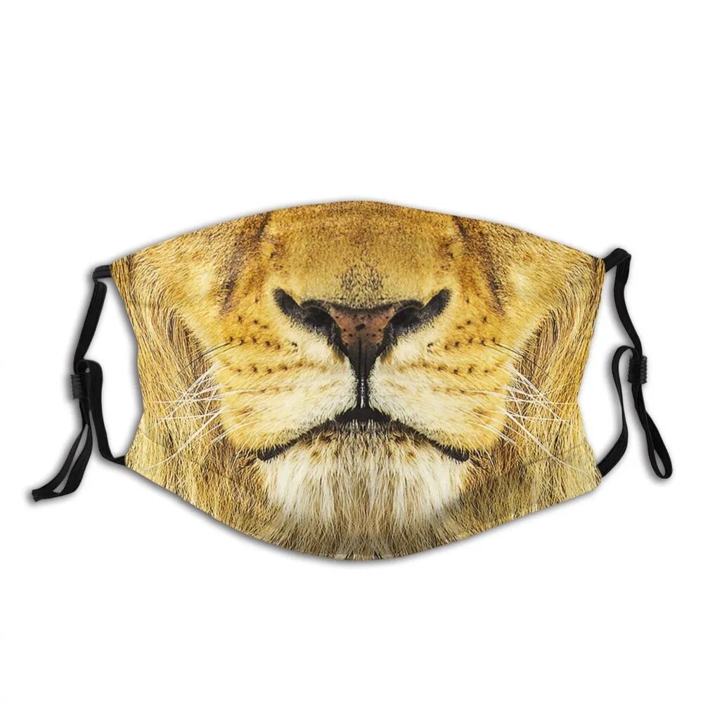 3D реалистичная маска для лица с забавными принтами, многоразовая защитная маска для взрослых, креативный аксессуар для вечеринок и розыгрышей, 1 шт