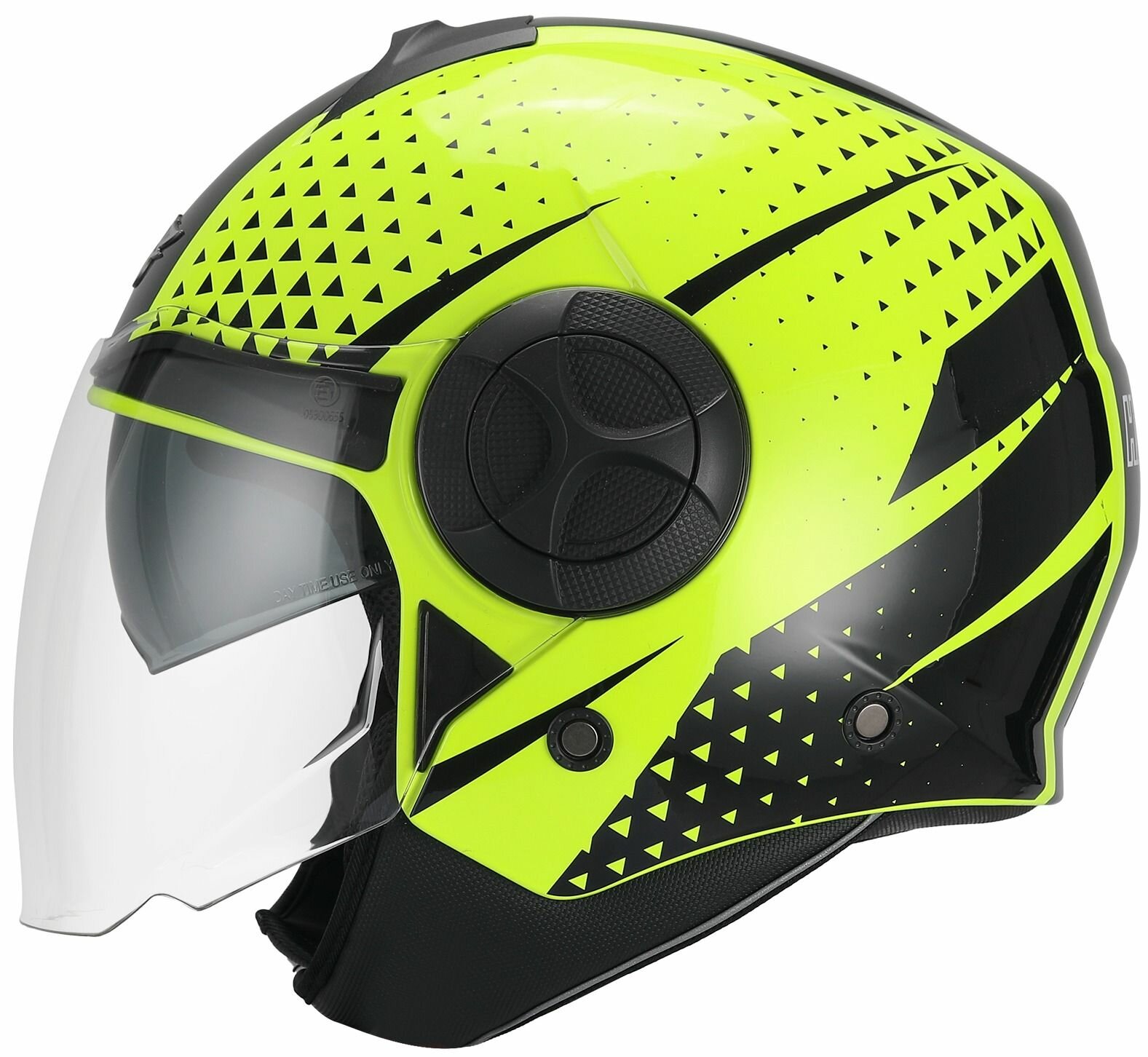 Мотошлем открытый Hawk Moto Titan / Желтый (2XL / Желтый)