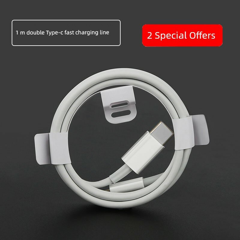 Двойной разъем Type-C к USB-C зарядный кабель для iPad, длина 1.0 м, быстрая зарядка 20 Вт, сертифицированный