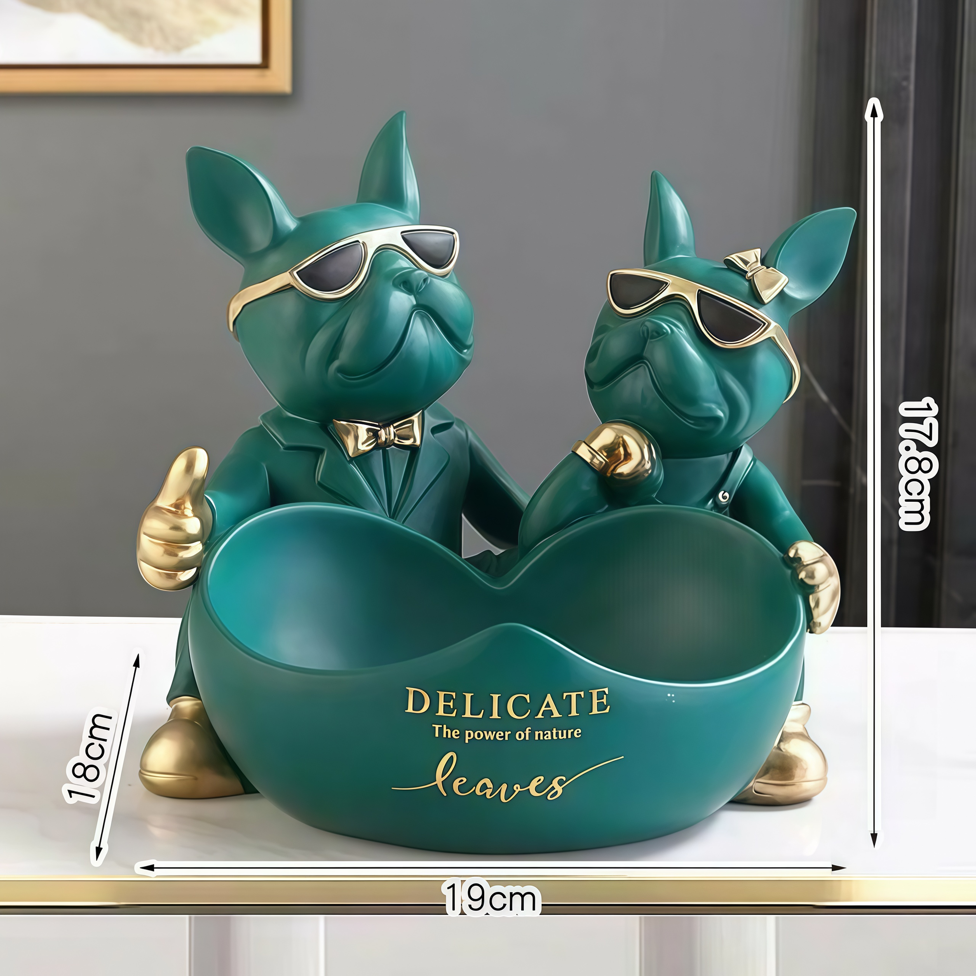 Украшения Nova Home Textile, для хранения ключей, прямоугольные, зелёные