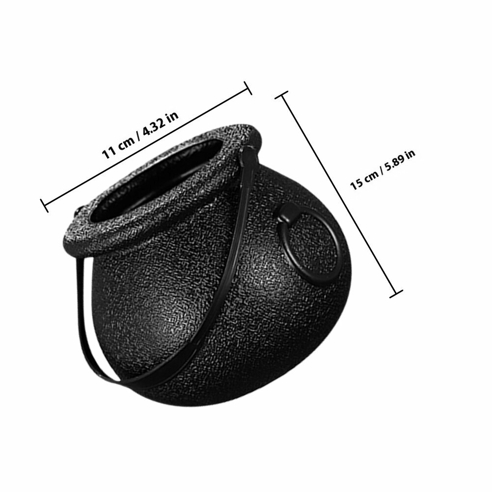 Подарок На Хэллоуин 2 Шт Котелок Для Конфет Черный Размер 15X15X11 См
