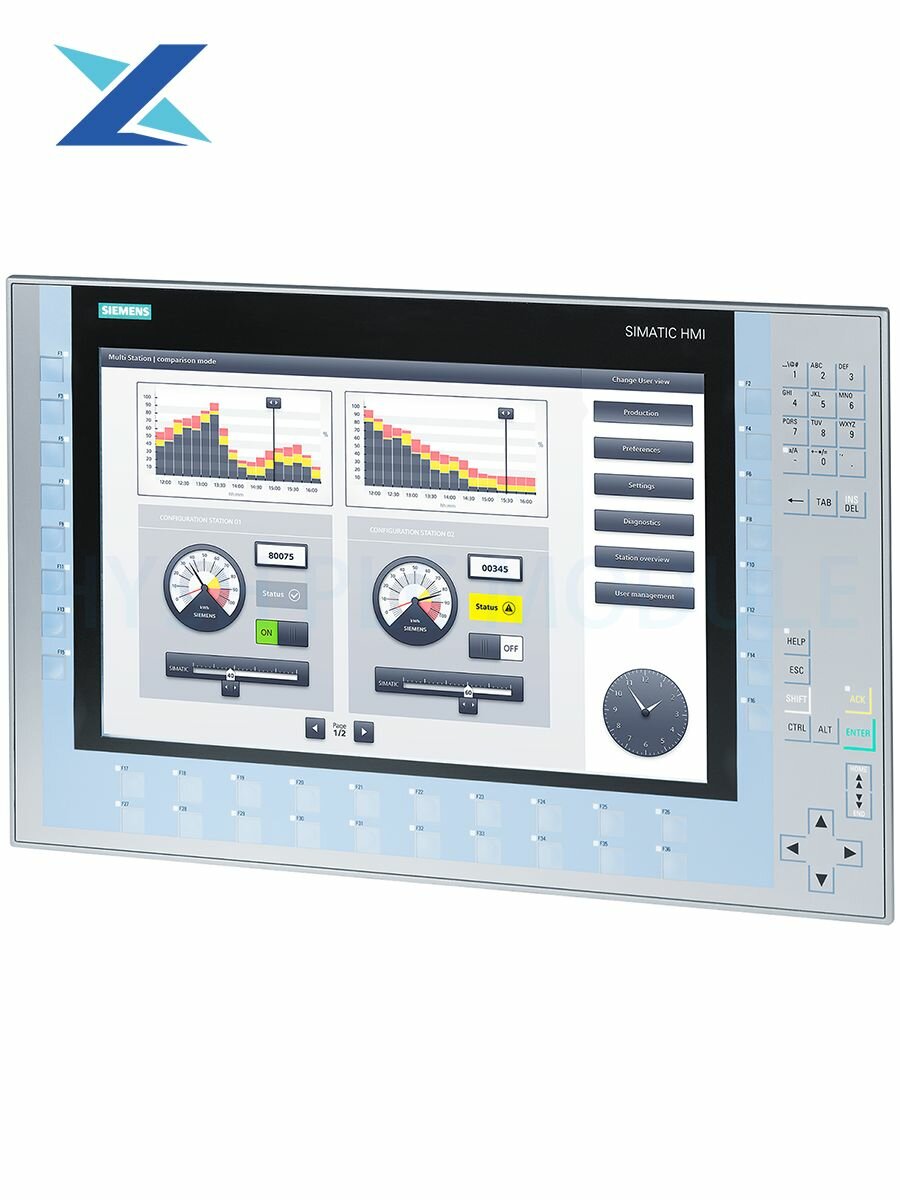 Новый Человеко-машинный интерфейс HMI 6AV2124-1QC02-0AX1