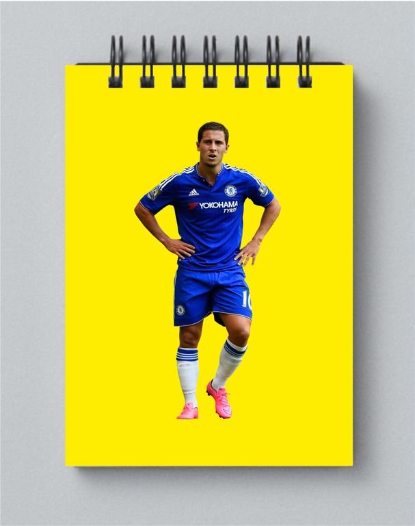 Блокнот Эден Мишель Азар, Eden Michael Hazard №25, А4