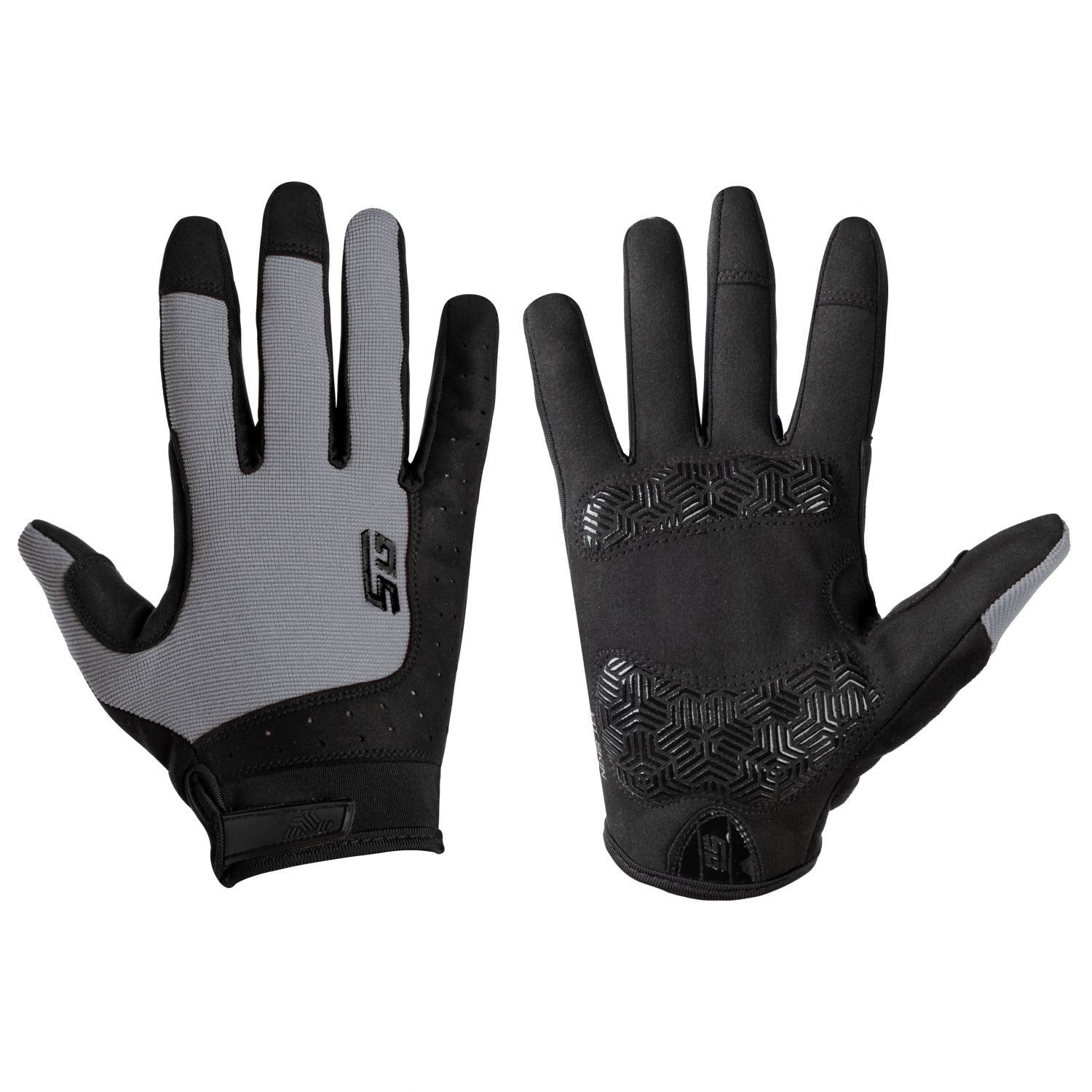 Перчатки полноразмерные STG Fit Skin, размер S, серый с черным