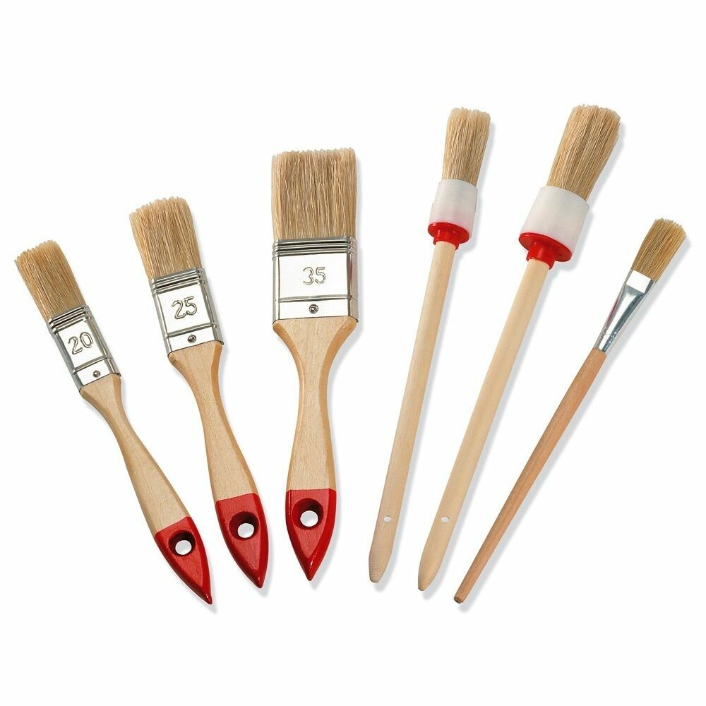 Набор из 6 кистей Color Expert 82620550 натуральная щетина (6шт)