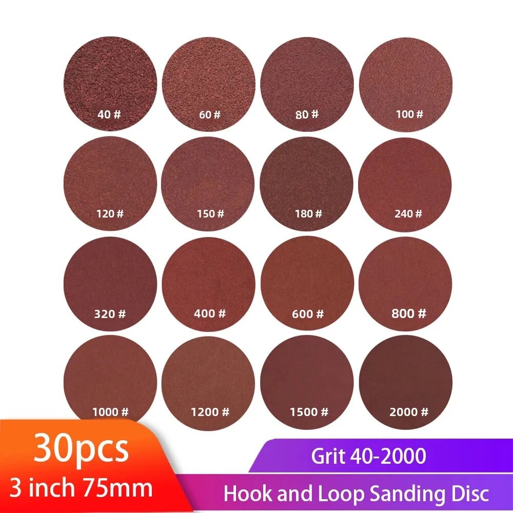 3-дюймовые 75-миллиметровые шлифовальные диски круглой формы, наждачная бумага с зернистостью 40-2000 мм, крючок и петля, наждачная бумага, абразивный инструмент для полировки шлифовального станка, вращающийся инструме 320
