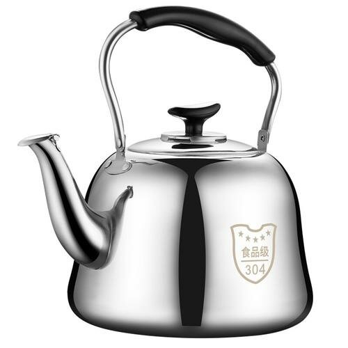 Чайник 6L, акустический, нержавеющая сталь, утолщенный, для газа, большая емкость, домашний