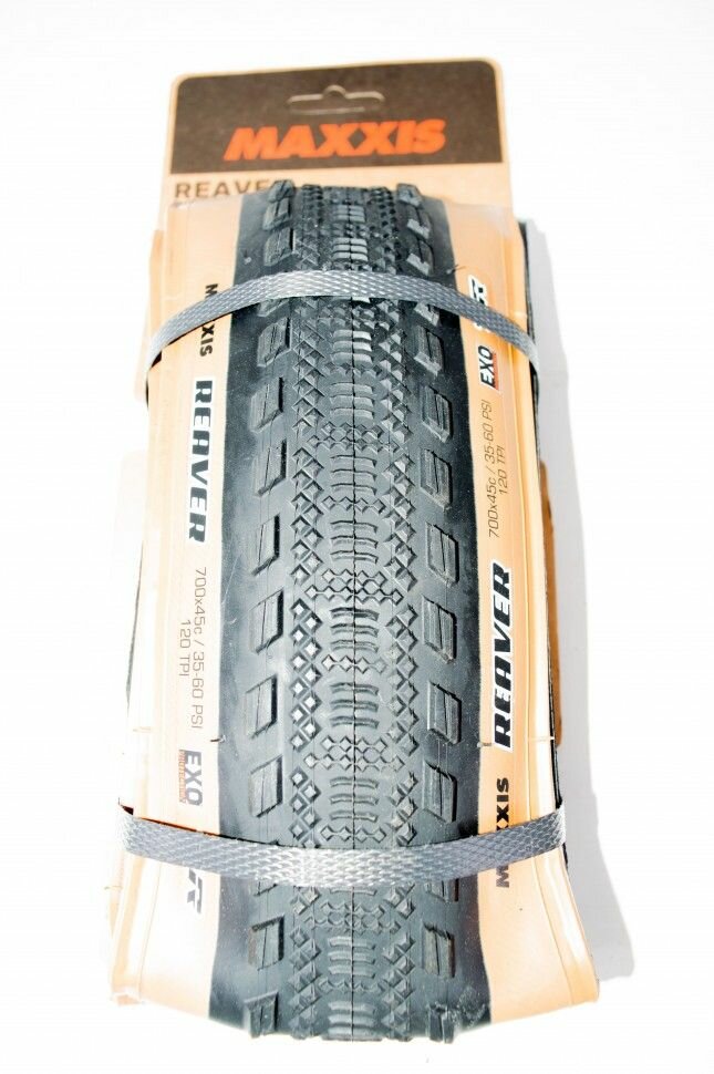 Велопокрышка Maxxis Reaver 700x45C 45-622 Foldable EXO/TR/Tanwall (б/р)