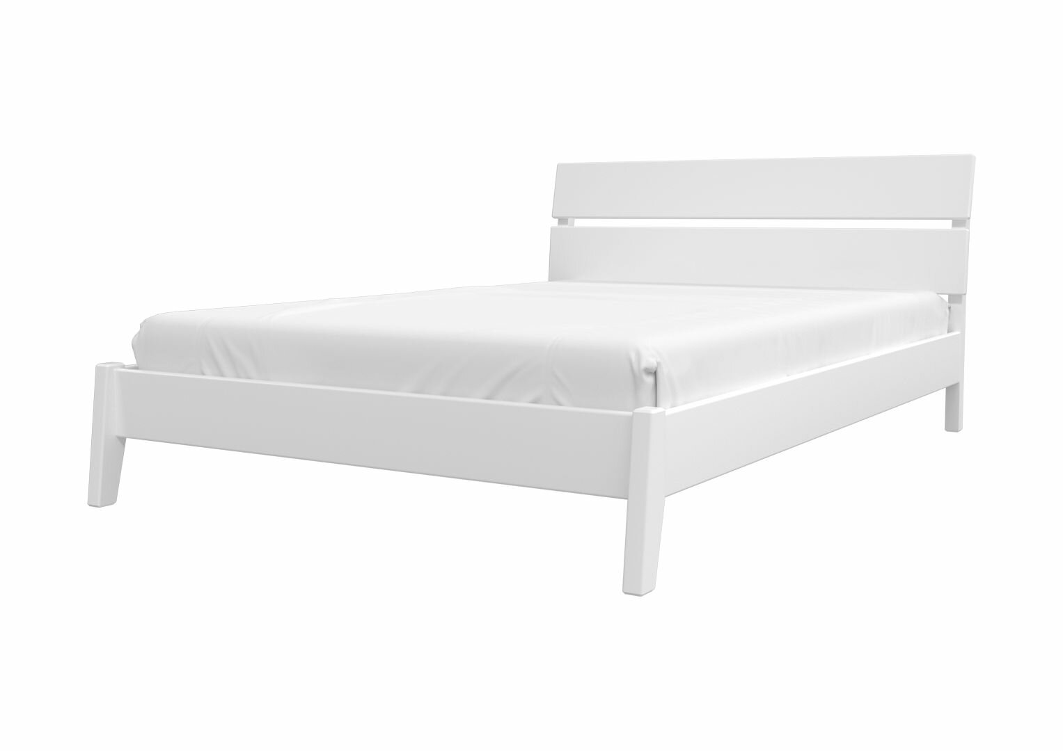 Дана Кровать Белый 140х200