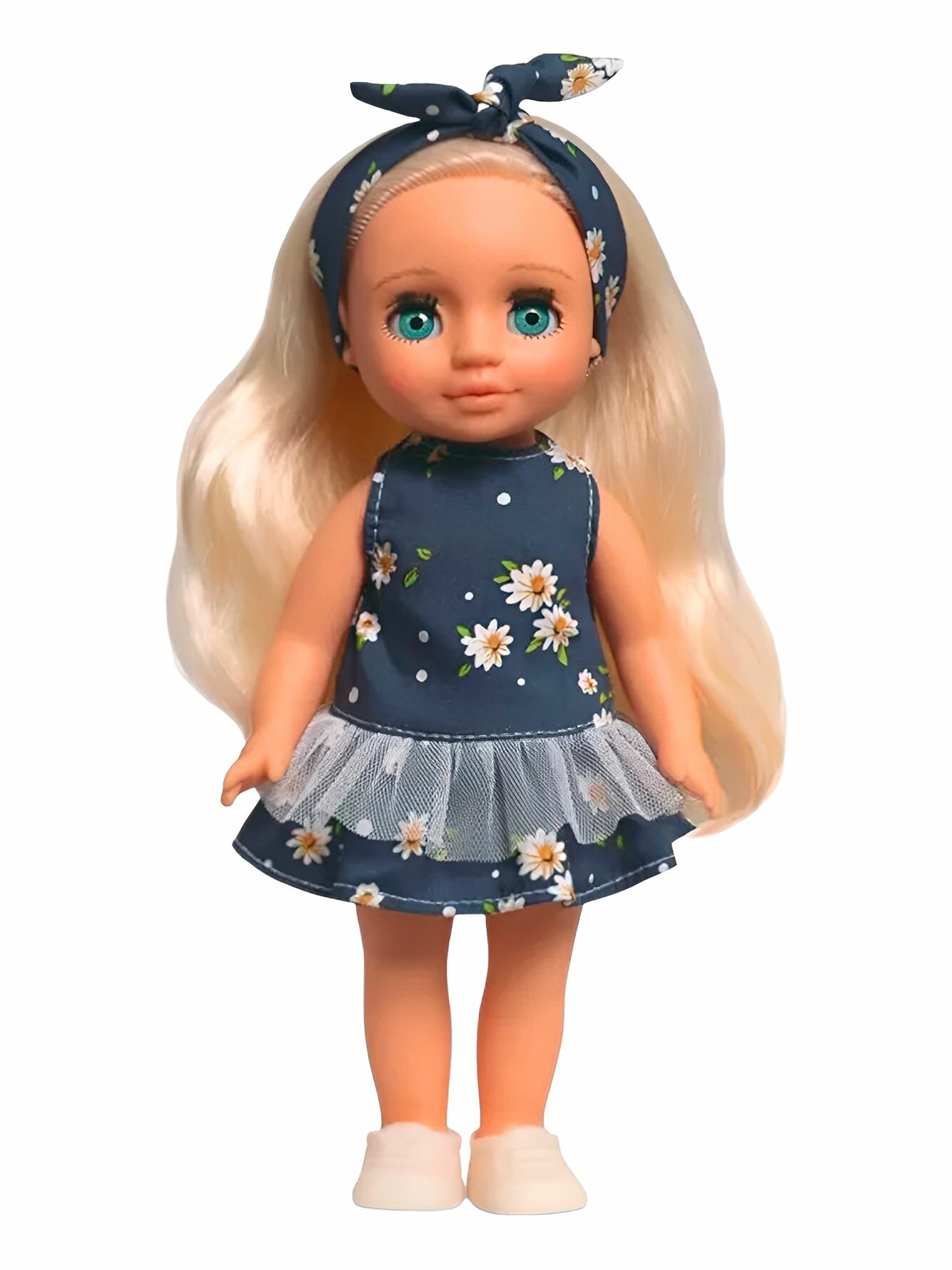 Детская кукла "Ася кэжуал 1" для девочки с одеждой, пластиковая куколка с длинными волосами для сюжетно-ролевых игр, развивающая игрушка для малышей, 26 см.