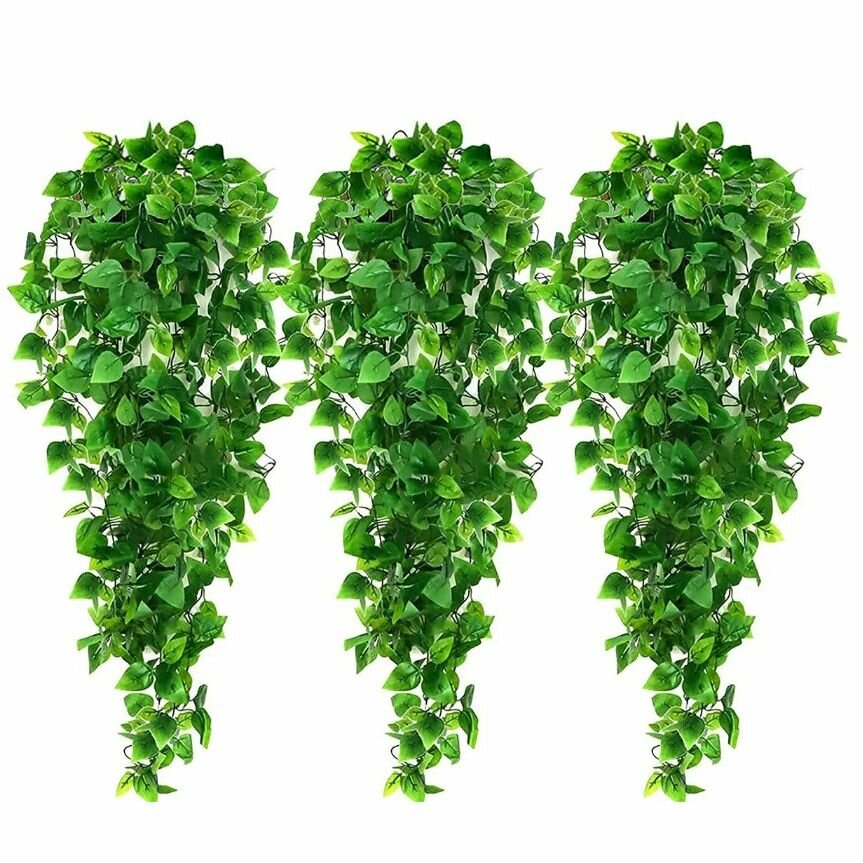 Плющ 3 Шт. Декоративные Искусственные Цветы