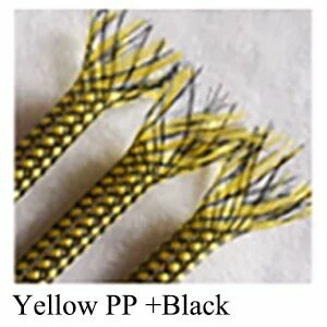 Спиральная обмотка для проводов Yellow Black, 4 мм