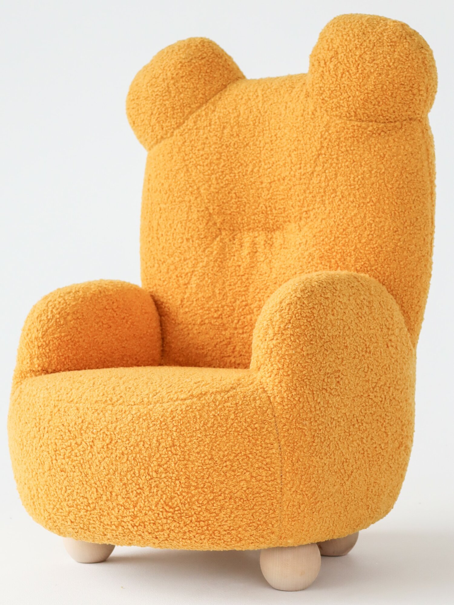 Детский стул мягкий - кресло мишка для дома в детскую комнату букле SIMBA