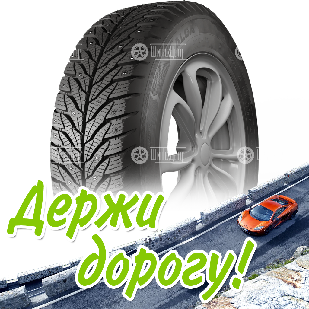 Шина 175/70R14 84T Кама Alga (Нк-531) Шип Зимняя для легковых автомобилей и кроссоверов