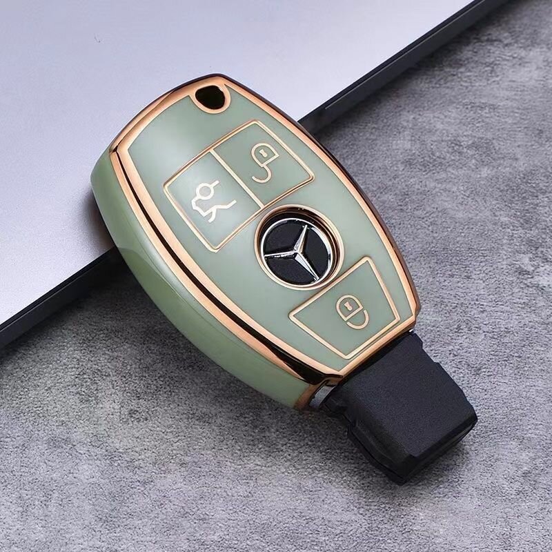 Новый чехол для ключа автомобиля из ТПУ, брелок для Mercedes Benz A C E S G Class GLA CLA GLK GLC CLS W204/463/176/251/205 AMG