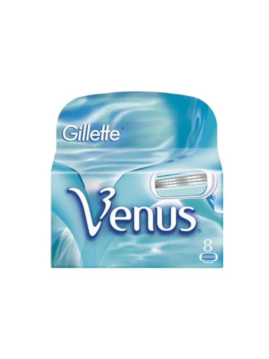 Сменные кассеты для бритья Venus женские, 8 шт - 1 упаковка