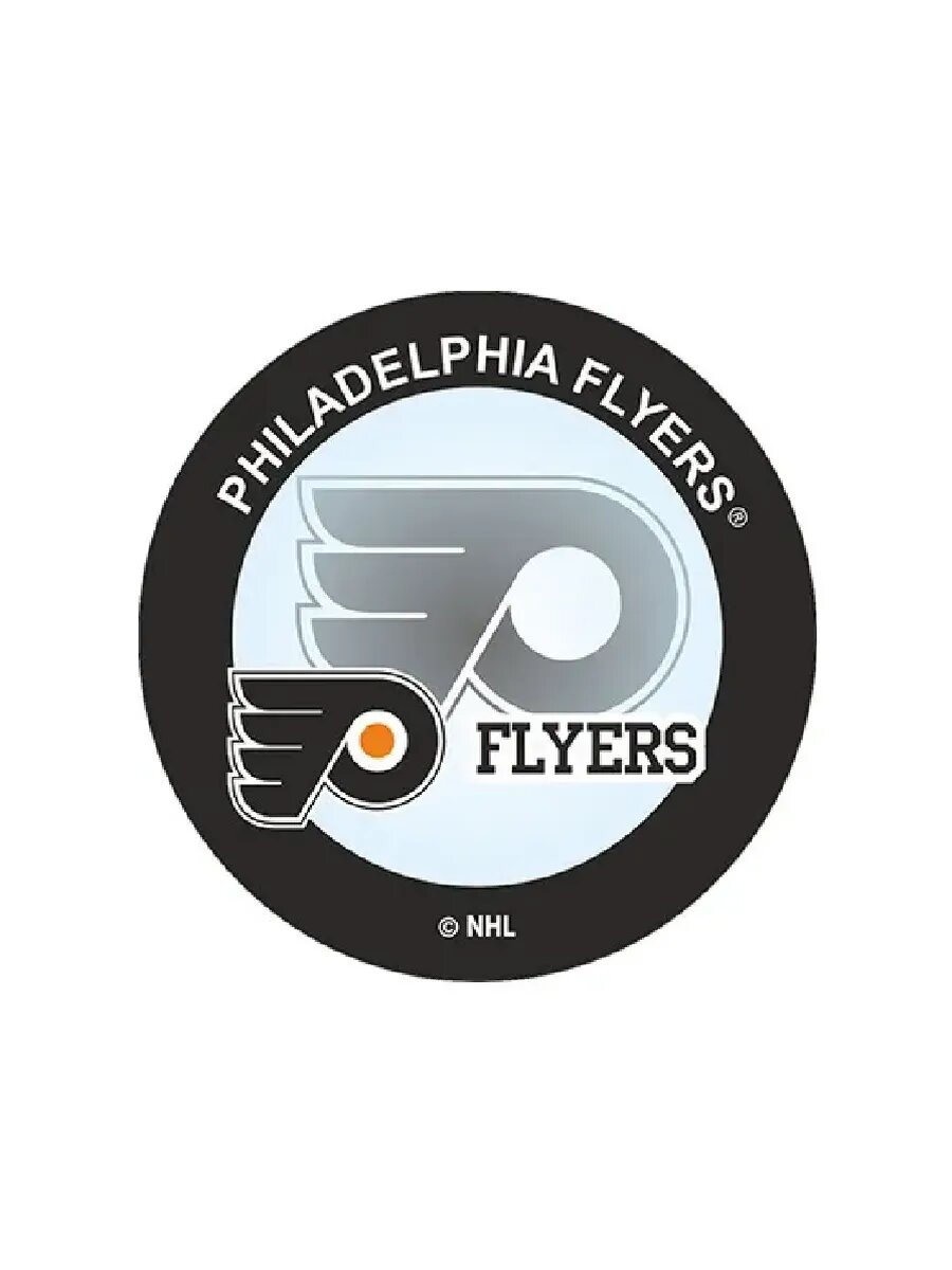 Шайба НХЛ три логотипа Филадельфия 1-ст.