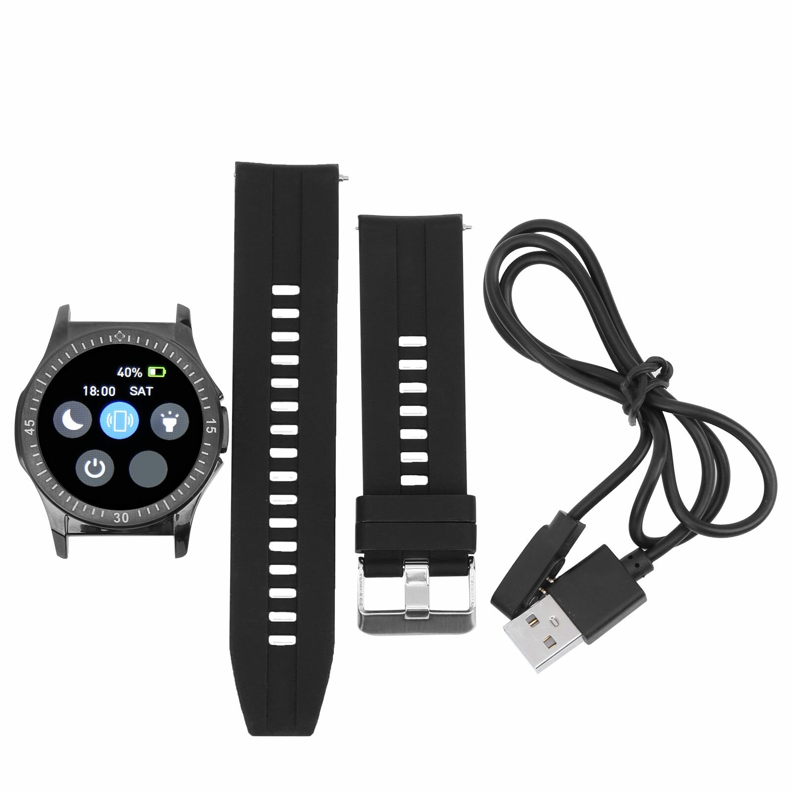 Спортивные умные часы G6, расширенный мониторинг здоровья, отслеживание фитнеса, сенсорный экран, черные часы