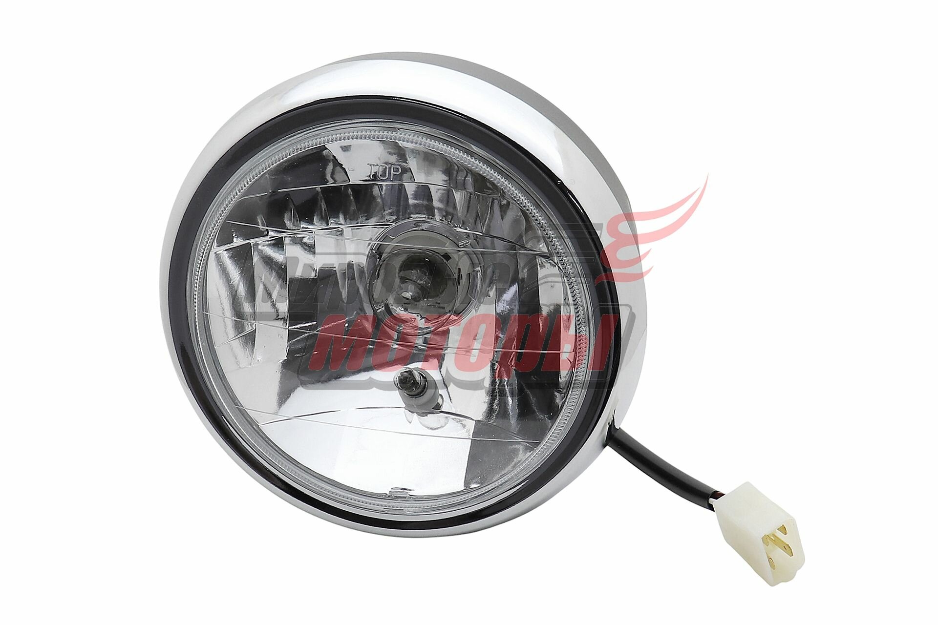 Фара ИЖ, Урал, Днепр круглая импортная (стекло) "ММ"