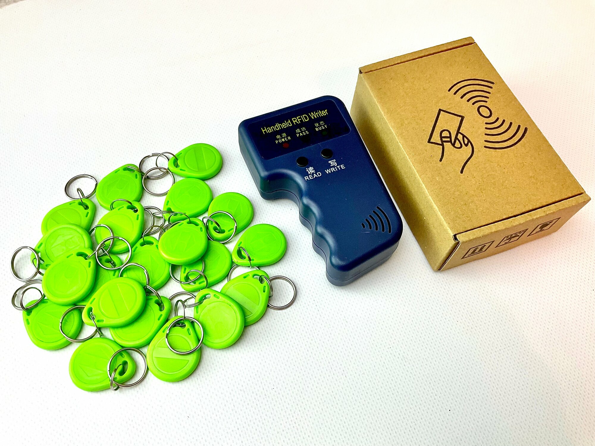 Дубликатор ключей для домофона RFID 125 кГц и 20 брелков