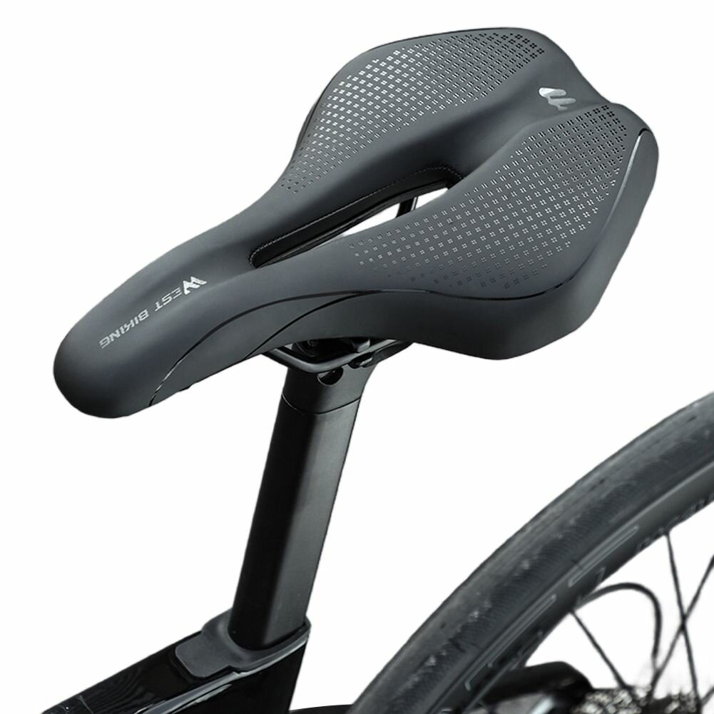 Полое велосипедное седло, дышащее противоскользящее противоударное велосипедное сиденье для мужчин и женщин