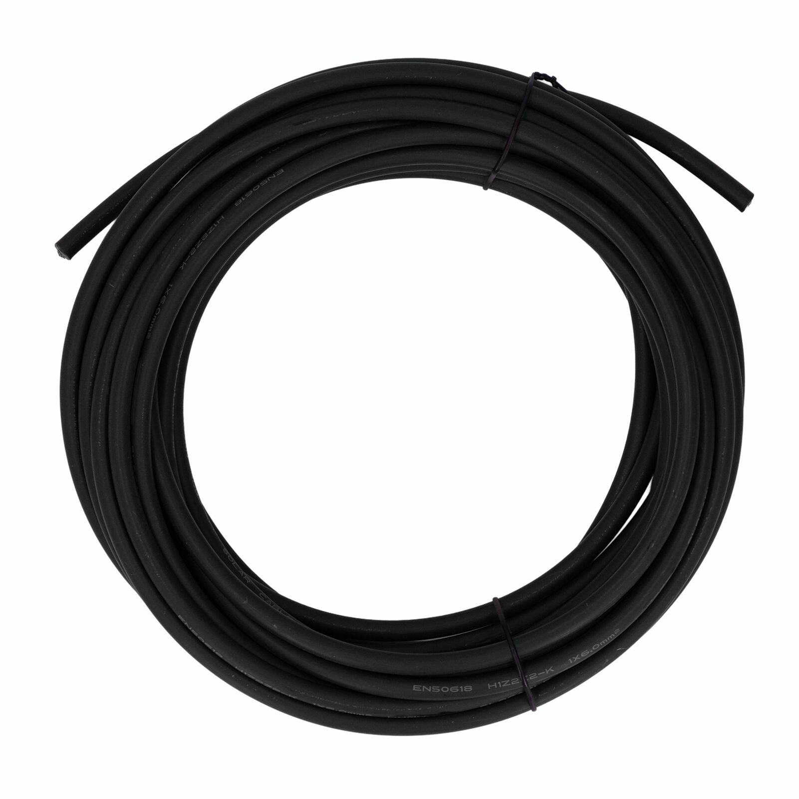 Провод солнечной панели 6 мм , двухслойная изоляция, луженая медь из сшитого полиэтилена, фотоэлектрический провод, удлинительный кабель для солнечных батарей, черный, 50 м/164 фута