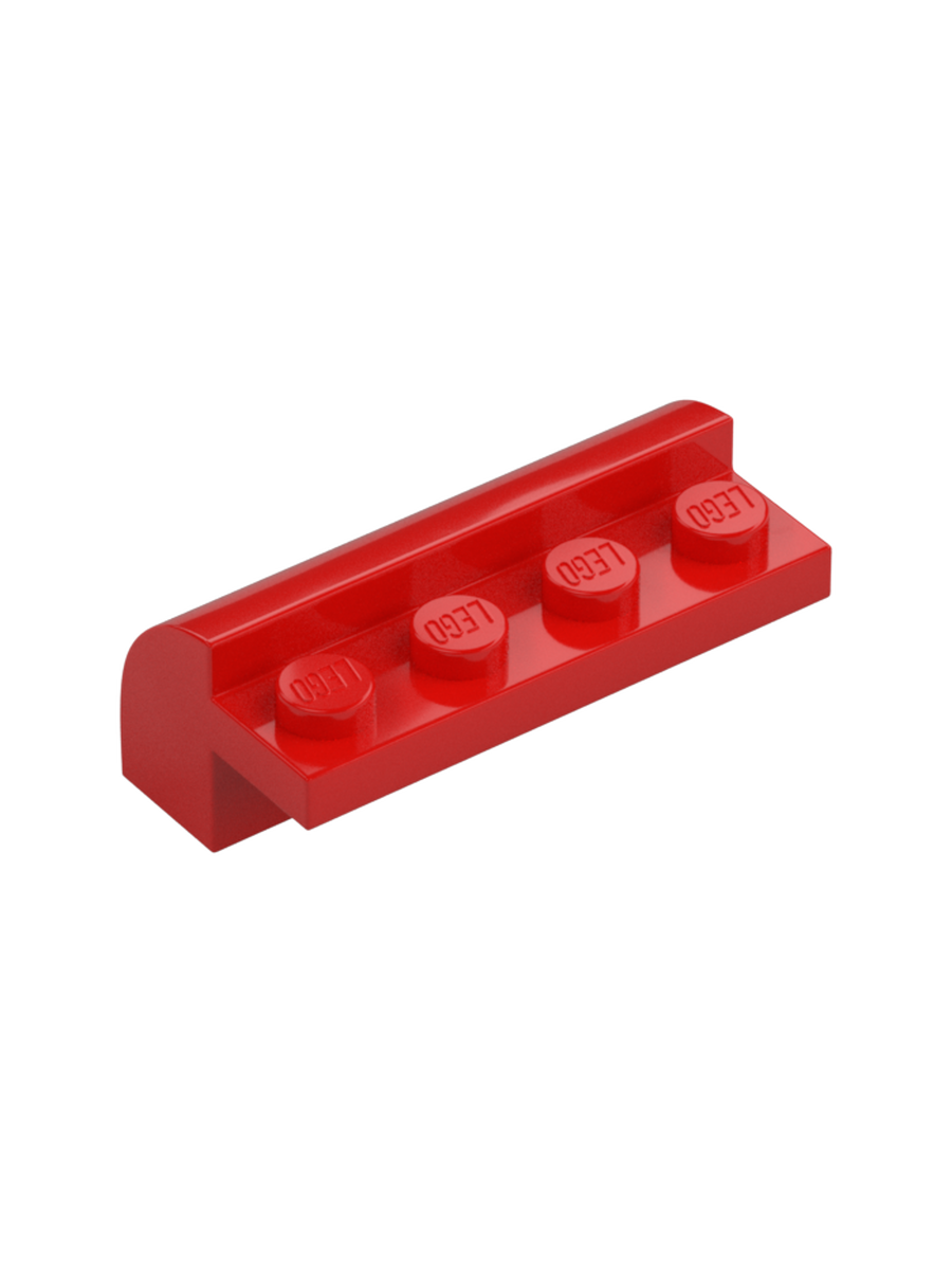 Деталь Lego Slope, Curved 2 x 4 x 1 1/3 with 4 Recessed Studs (6081)