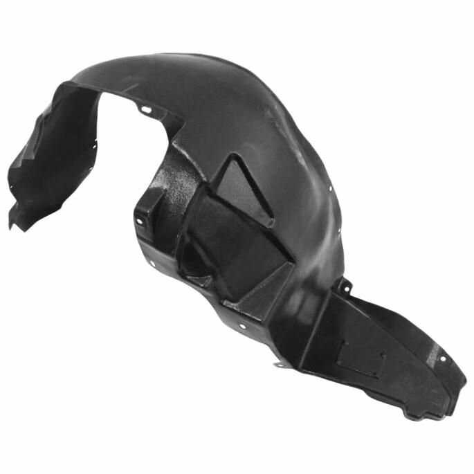 Подкрылок SAT, для Chevrolet Lacetti, левый, передний, чёрный, пластик, 1 шт.